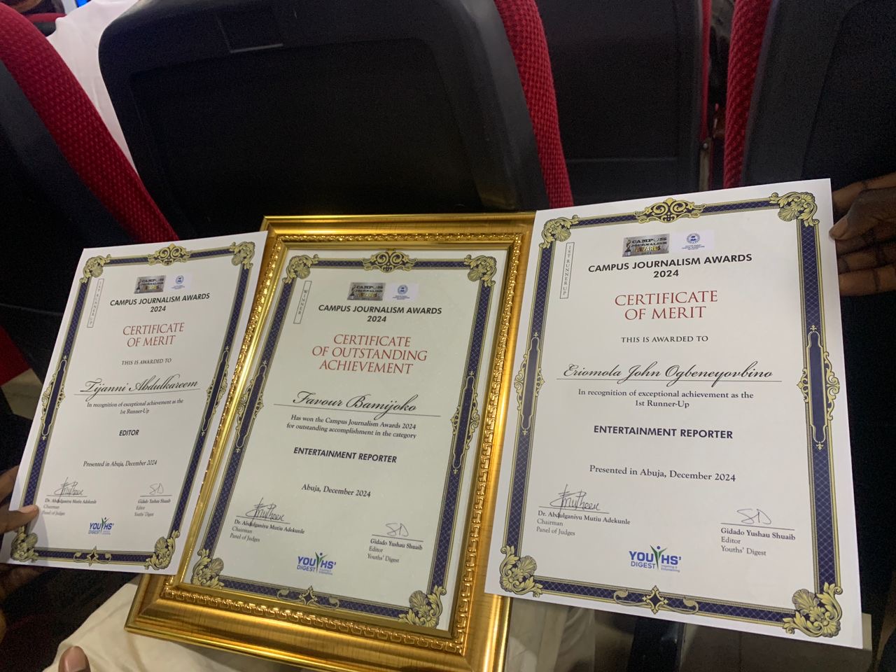 BREAKING: UCJ Editorial, Two Other Reporters Sweeps National Campus ...